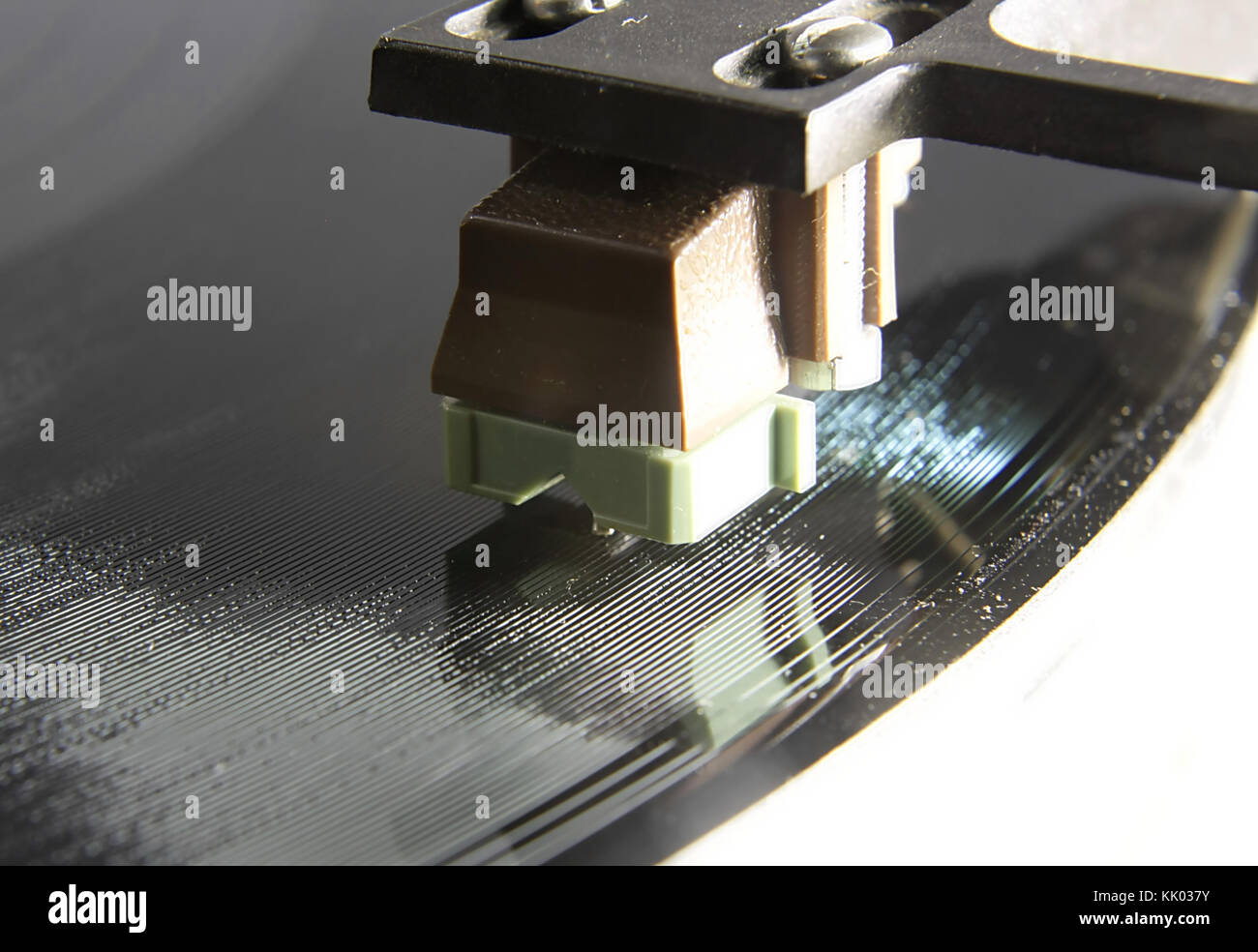 stack of turntables in the disc groove (2 Stock Photo - Alamy