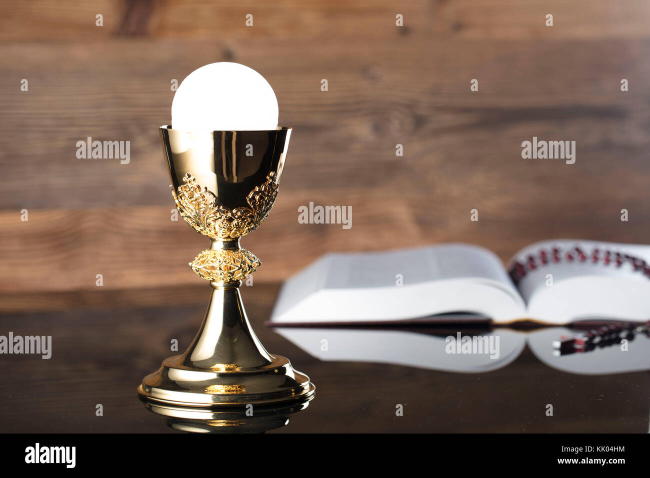 Catholic religion theme. Holy communion concept Stock Photo - Alamy