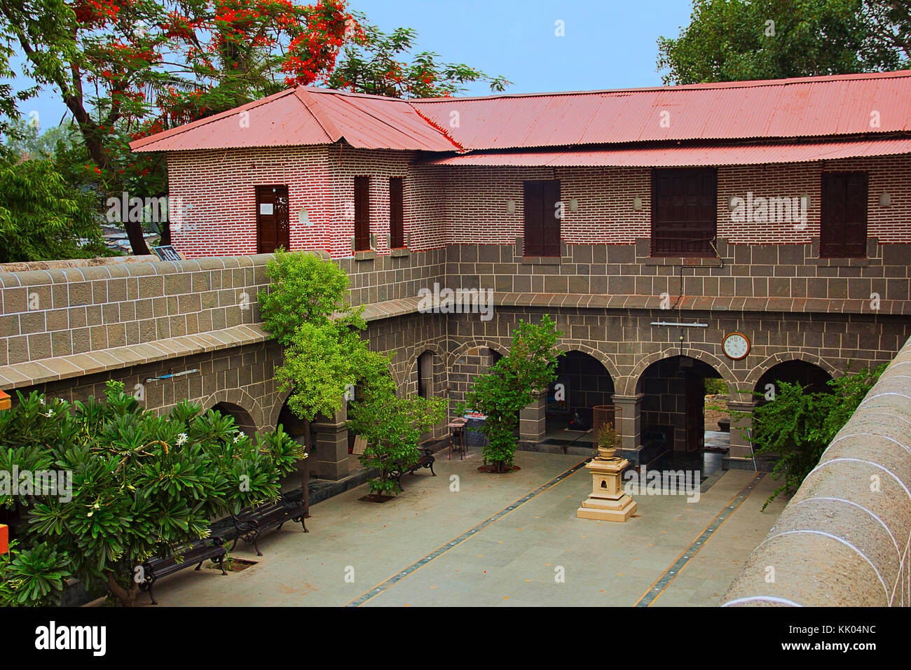 Interior, arches, porch, veranda and rooms at Vitthal Mandir ...