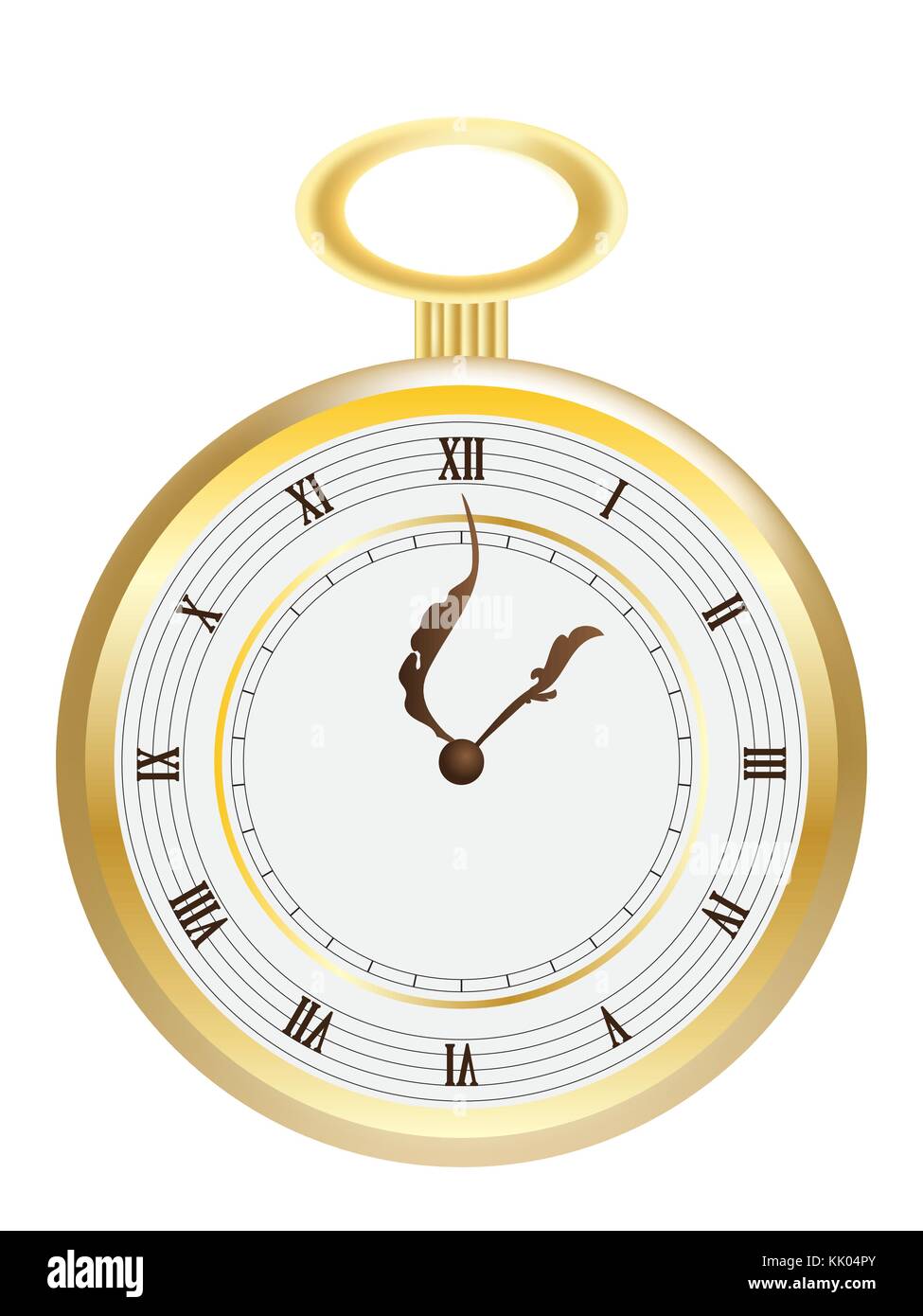 The pocket watch Stock Vector Images - Alamy