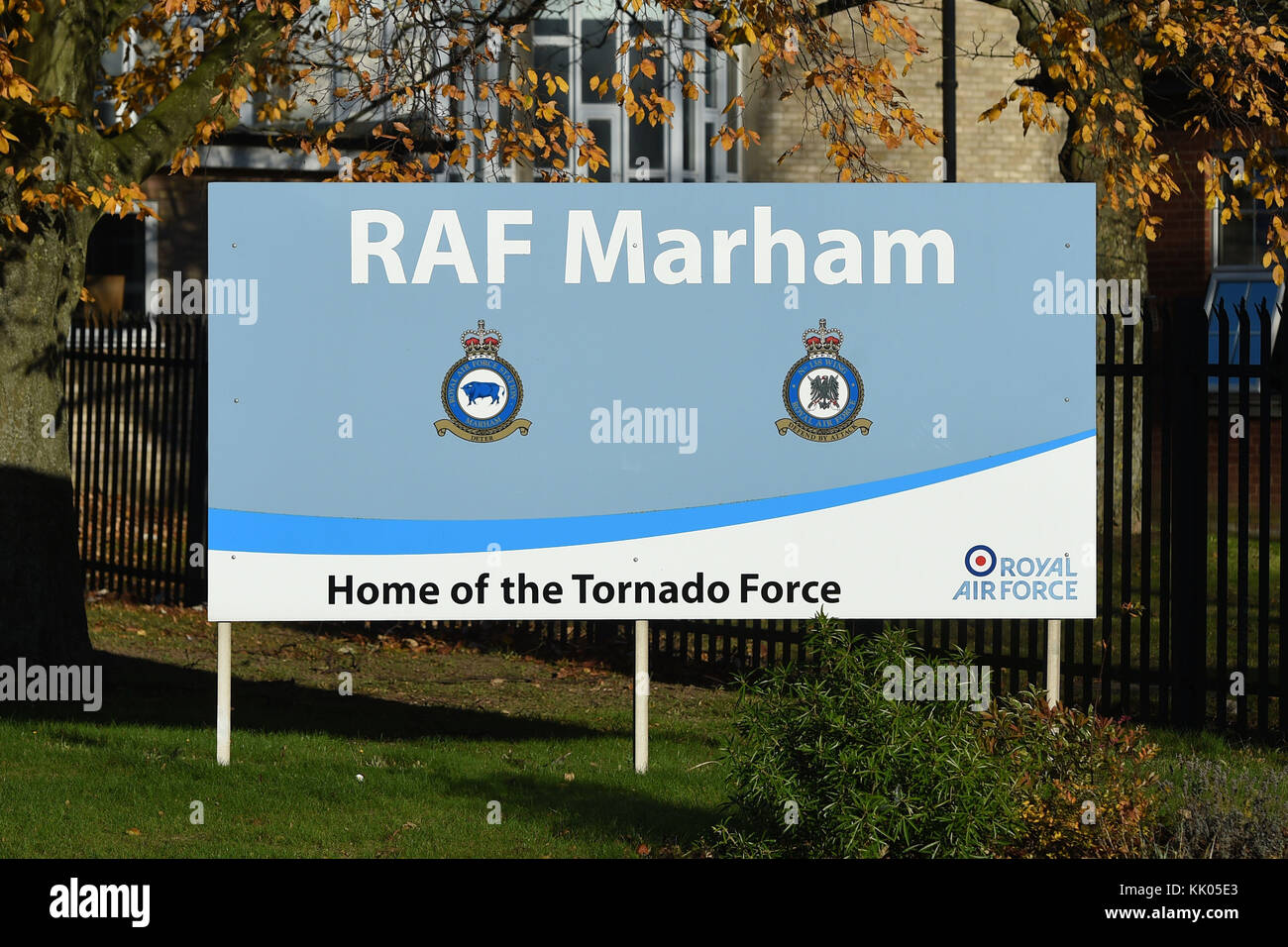 Raf marham sign hi-res stock photography and images - Alamy