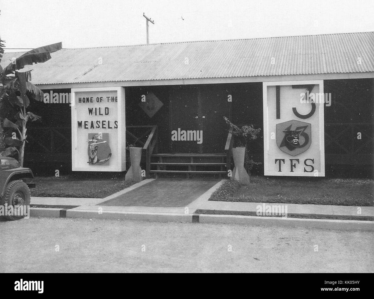13th Tactical Fighter Squadron HQ WW Building Stock Photo - Alamy