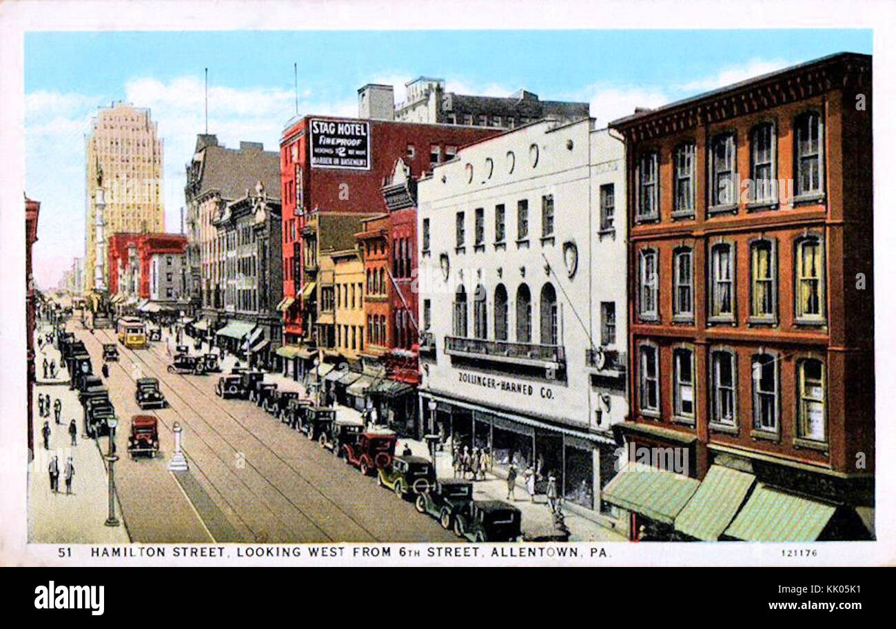 1930 North 600 Block of Hamilton Street Stock Photo - Alamy