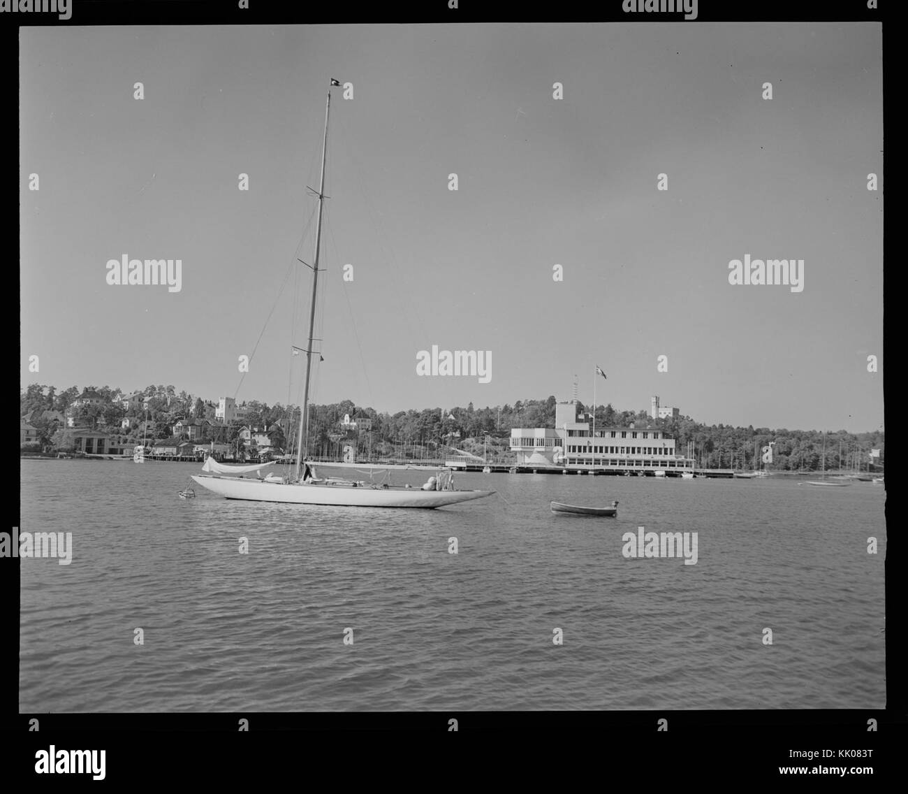 This image captures Frognerkilen, a bay located in Oslo, Norway ...