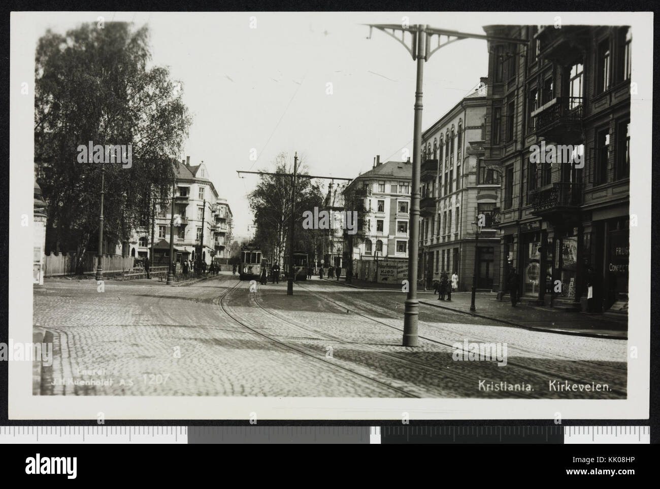 This photograph from 1207 Kristiania (modern-day Oslo, Norway) shows ...