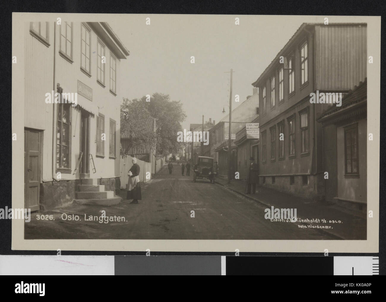 This image of Langgaten in Oslo, taken in 2015, features a historic ...