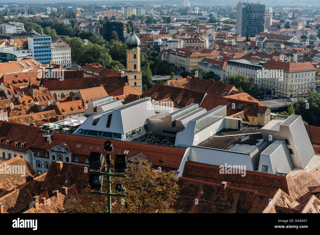 Aerial cityscape austria hi-res stock photography and images - Alamy