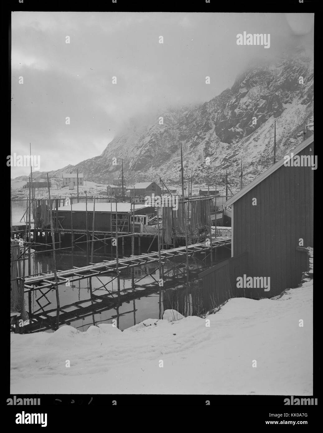 This photograph captures Hopen, a location known for its natural beauty ...