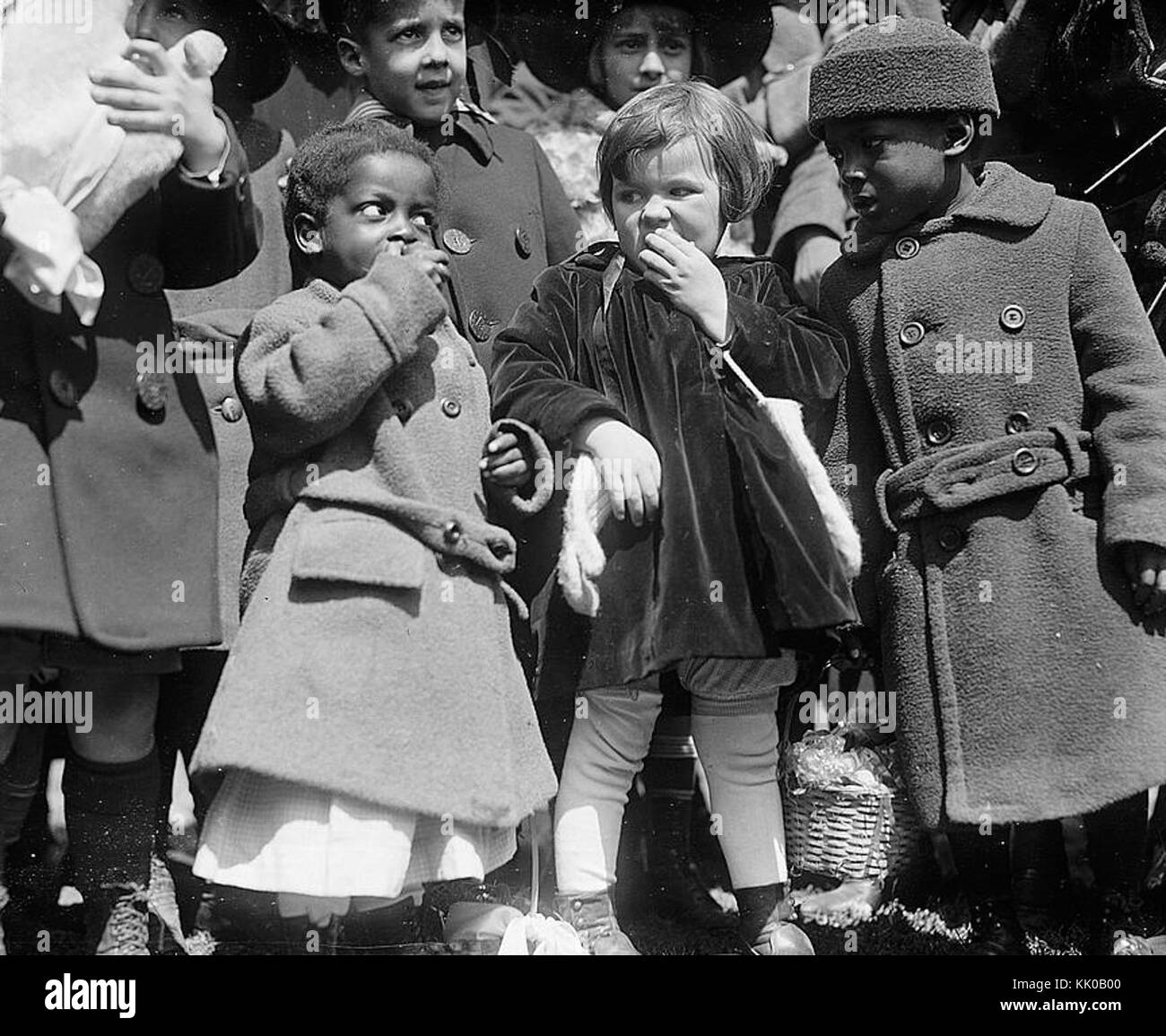 White house easter egg roll Black and White Stock Photos & Images - Alamy