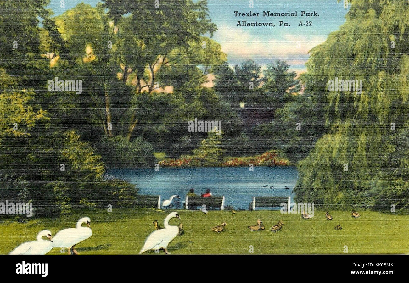 1930 Trexler Memorial Park Stock Photo - Alamy