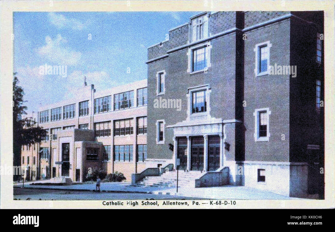 1940 Central Catholic High School Rockne Hall Stock Photo - Alamy