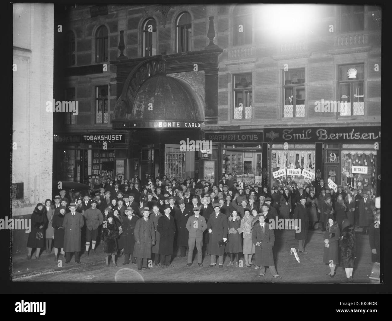 This historical image from the Eldorado Paramount Cinema in Oslo ...