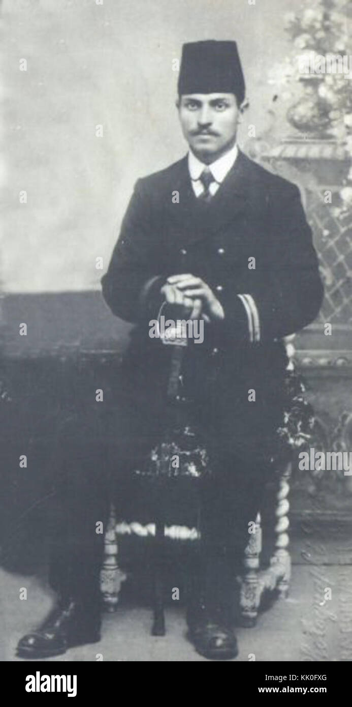 Fethi Bey in navy uniform Stock Photo - Alamy