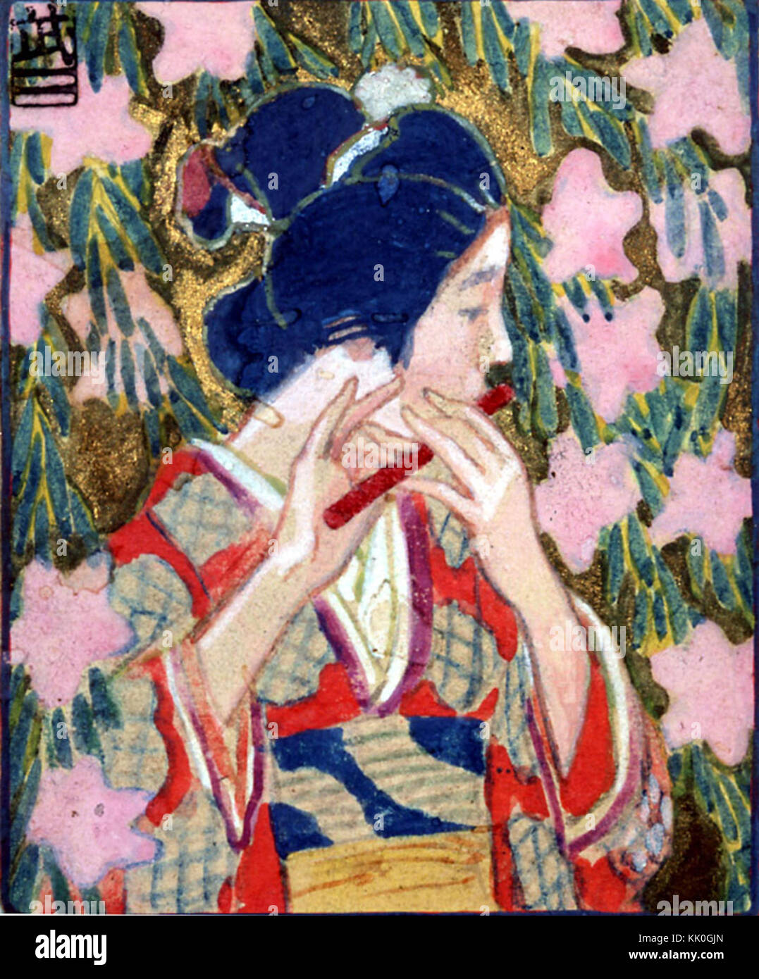 Six Themes about Music (Fue) by Fujishima Takeji (Hiroshima Art Museum ...