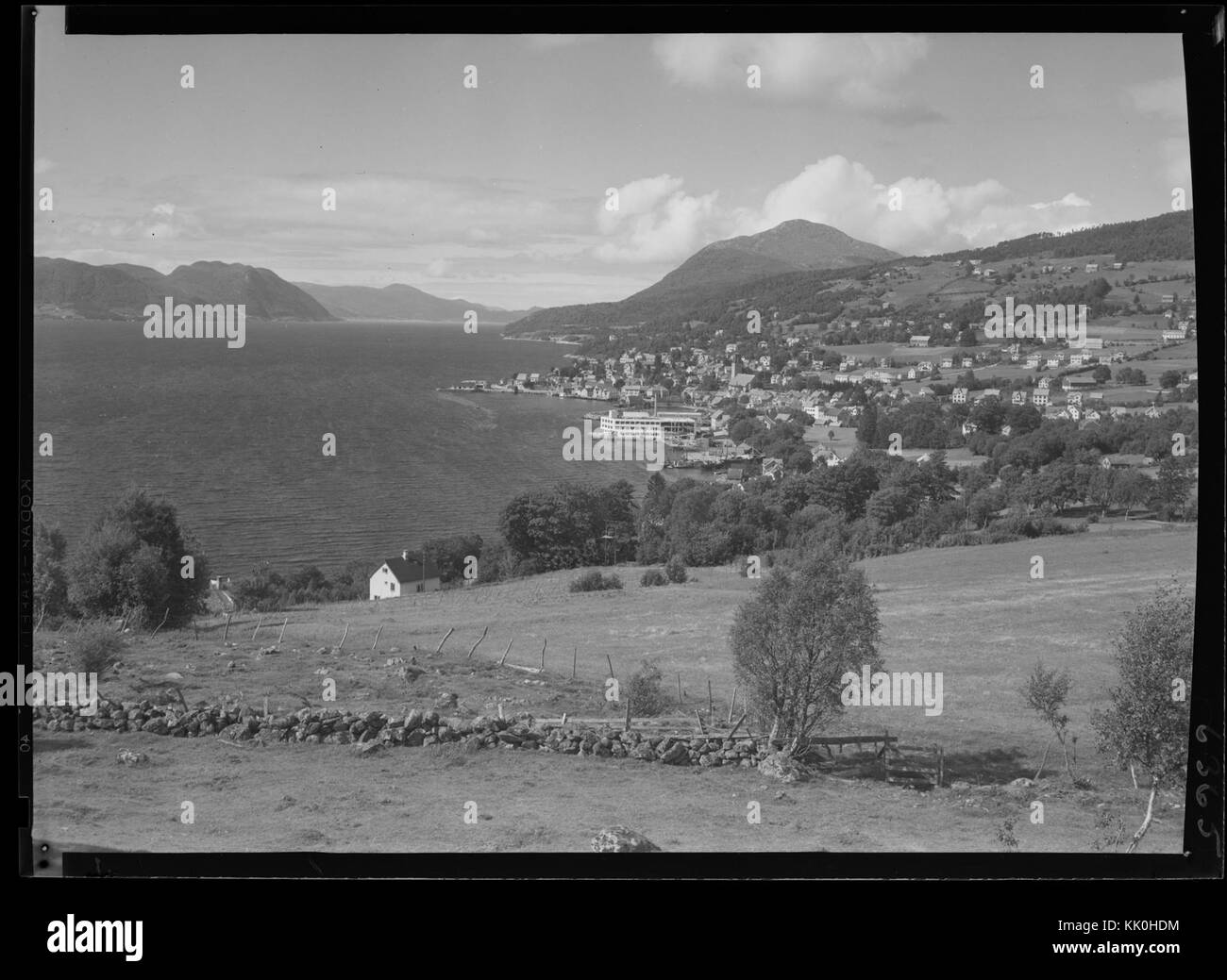 A digital photograph capturing the scenic landscape of Volda, Norway ...