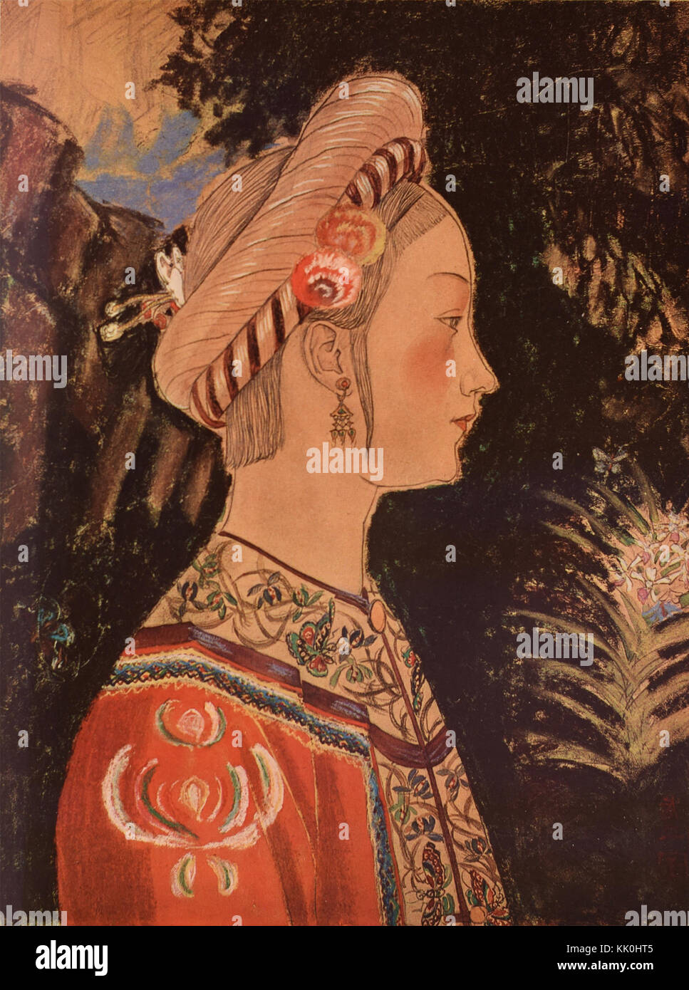 Kosenbi by Fujishima Takeji Stock Photo - Alamy