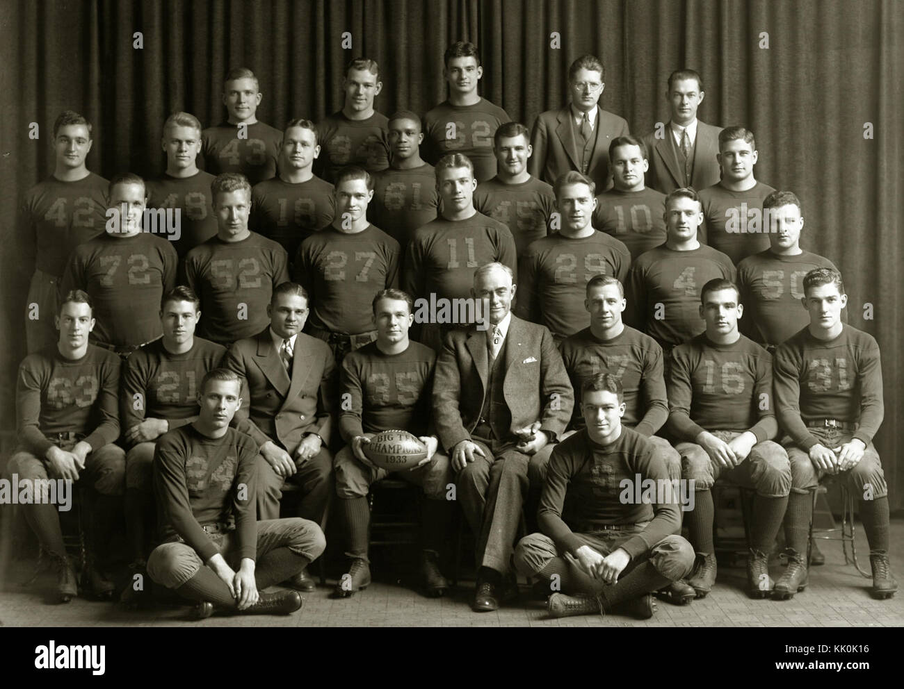1933 Michigan Wolverines football team Stock Photo - Alamy