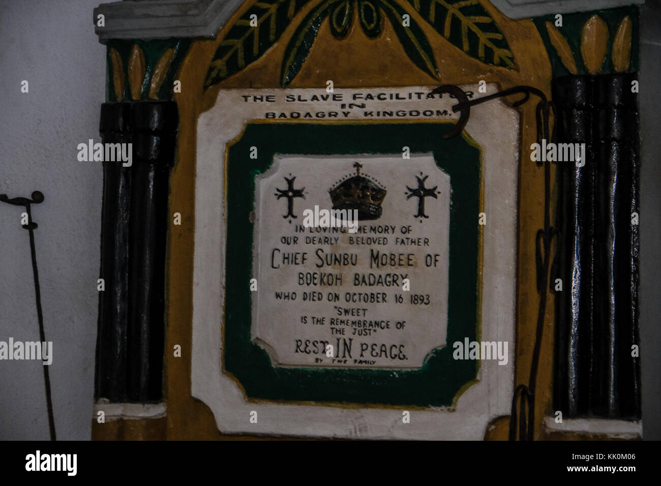 The tomb of one of the former High Chief of Mobee Stock Photo - Alamy