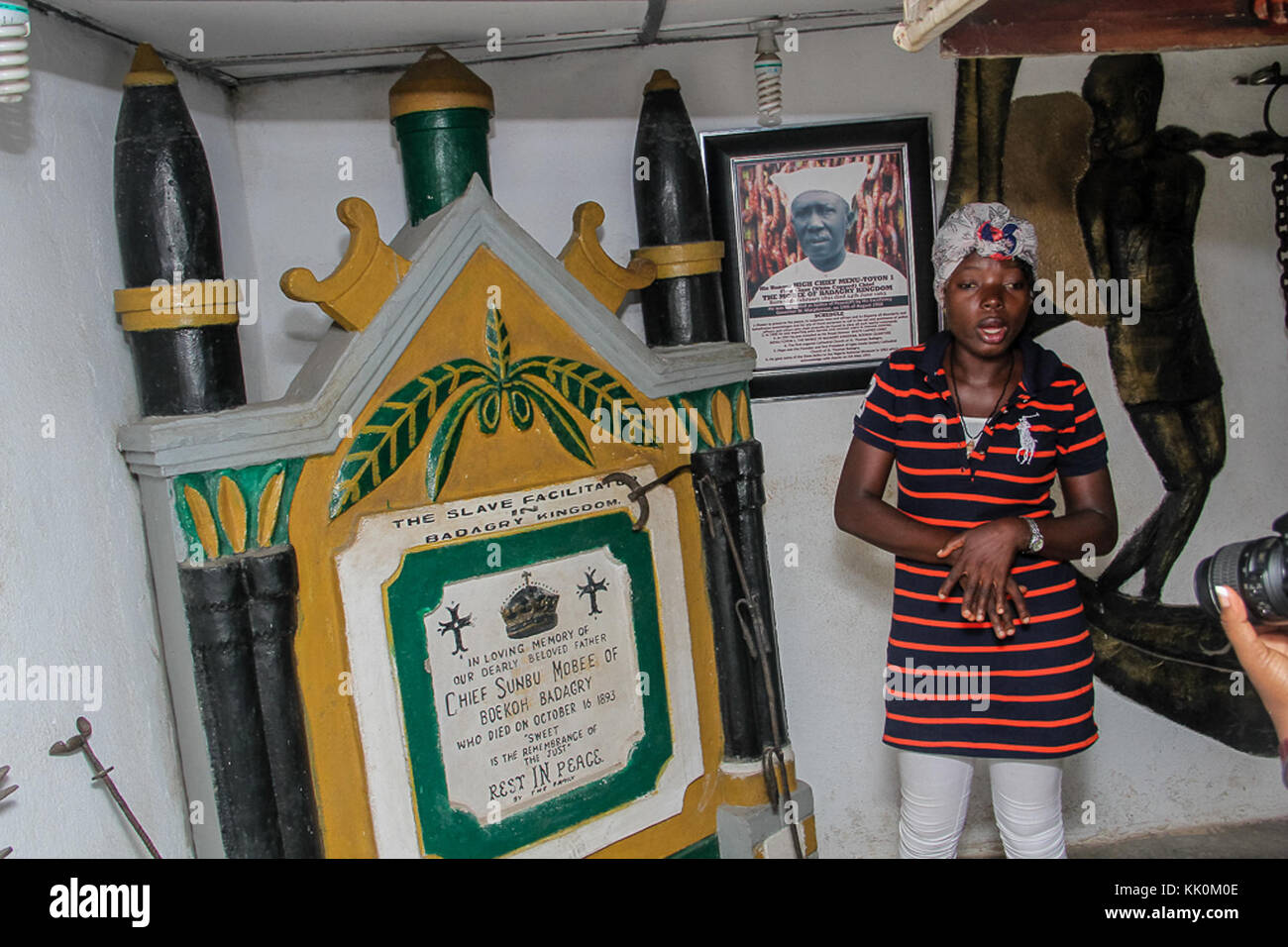 The tomb of one of the former High Chief of Mobee 01 Stock Photo - Alamy