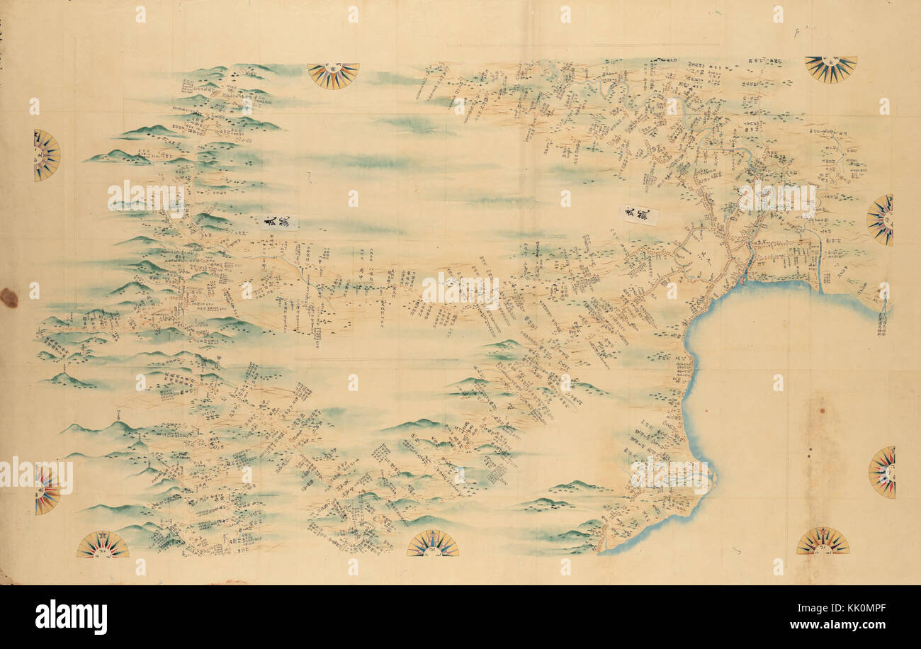 This is a map showing the historical regions of Musashi, Shimousa, and ...
