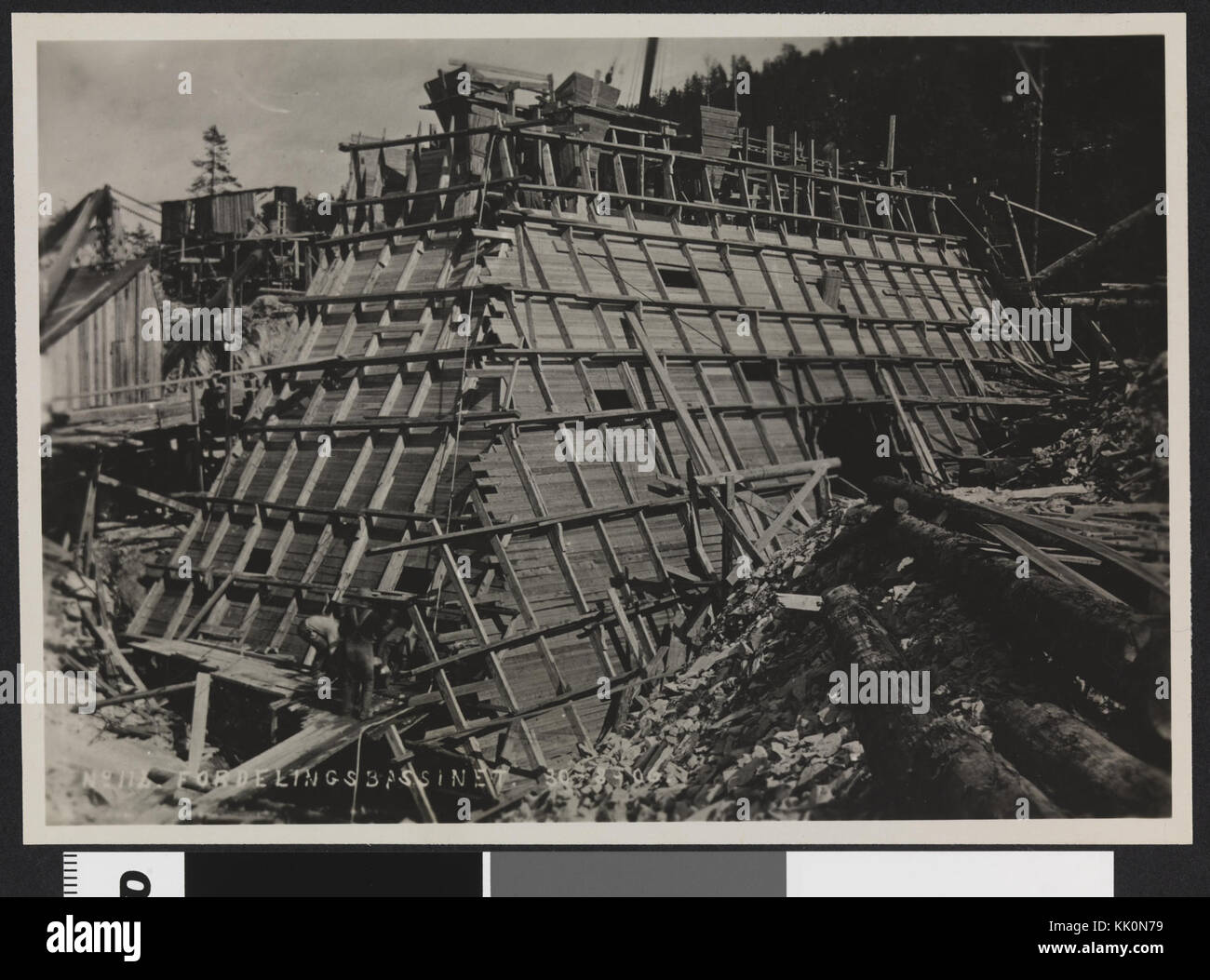 This photo is part of the Sam Eyde archive, capturing a historical ...