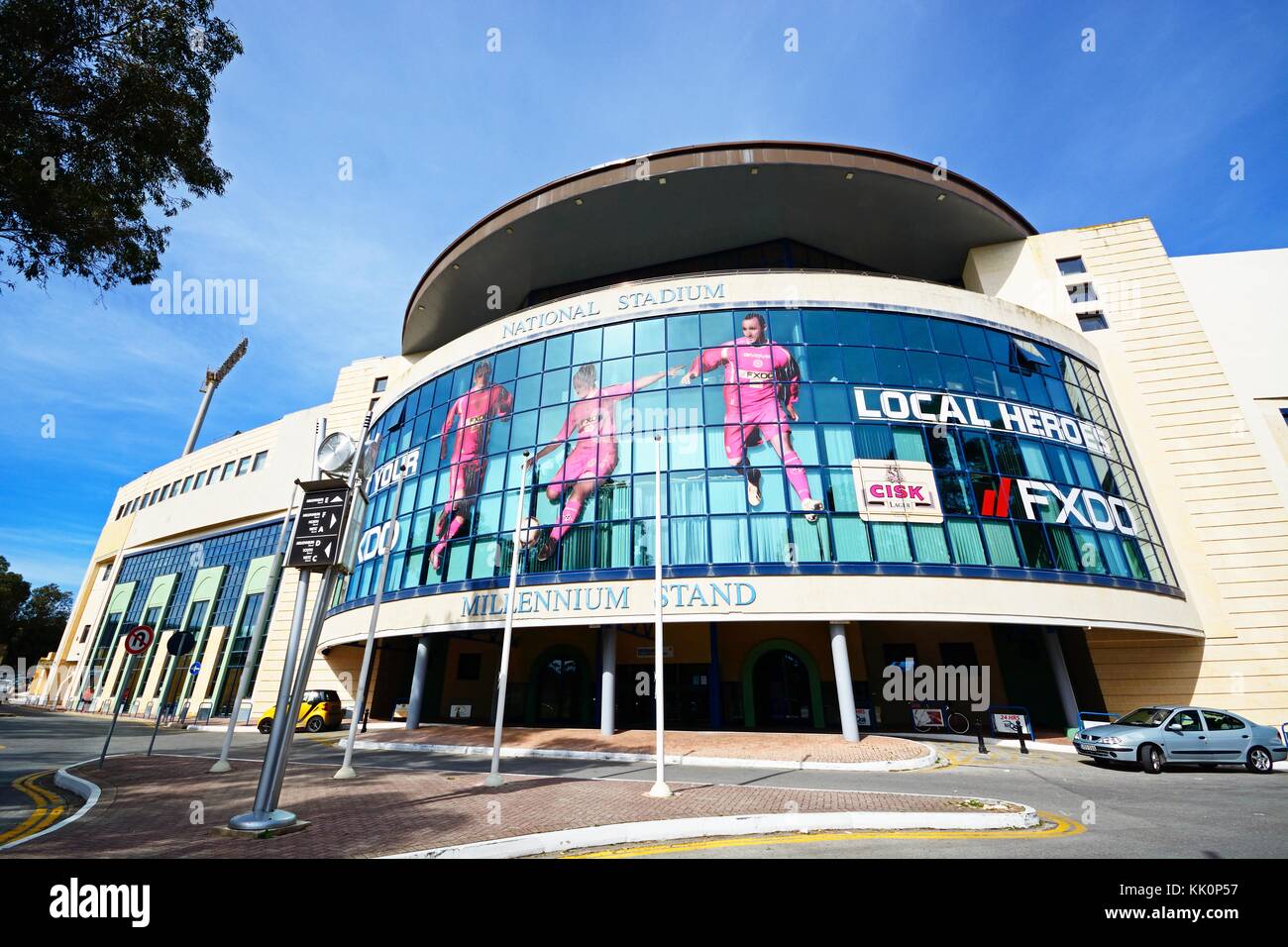Front view of the National stadium, Ta’ Qali, Malta, Europe Stock Photo ...