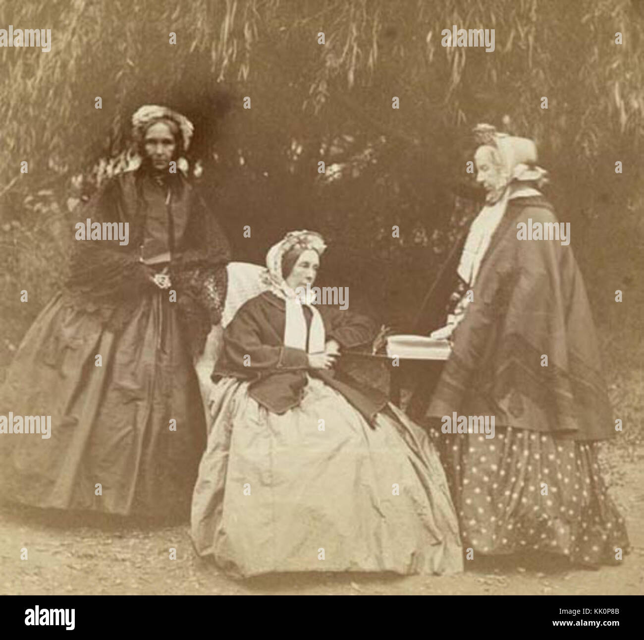 Mary Ann Martin Caroline H Abraham and Sarah Selwyn Stock Photo - Alamy