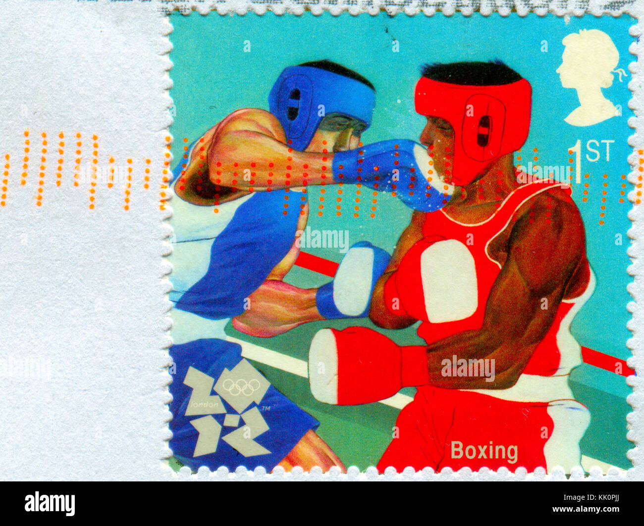 Stamp boxing hi-res stock photography and images - Alamy