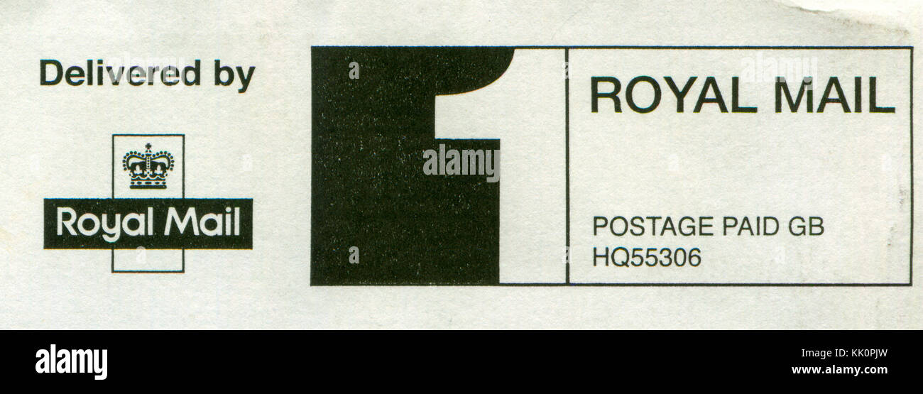 Royal mail postage paid hi-res stock photography and images - Alamy