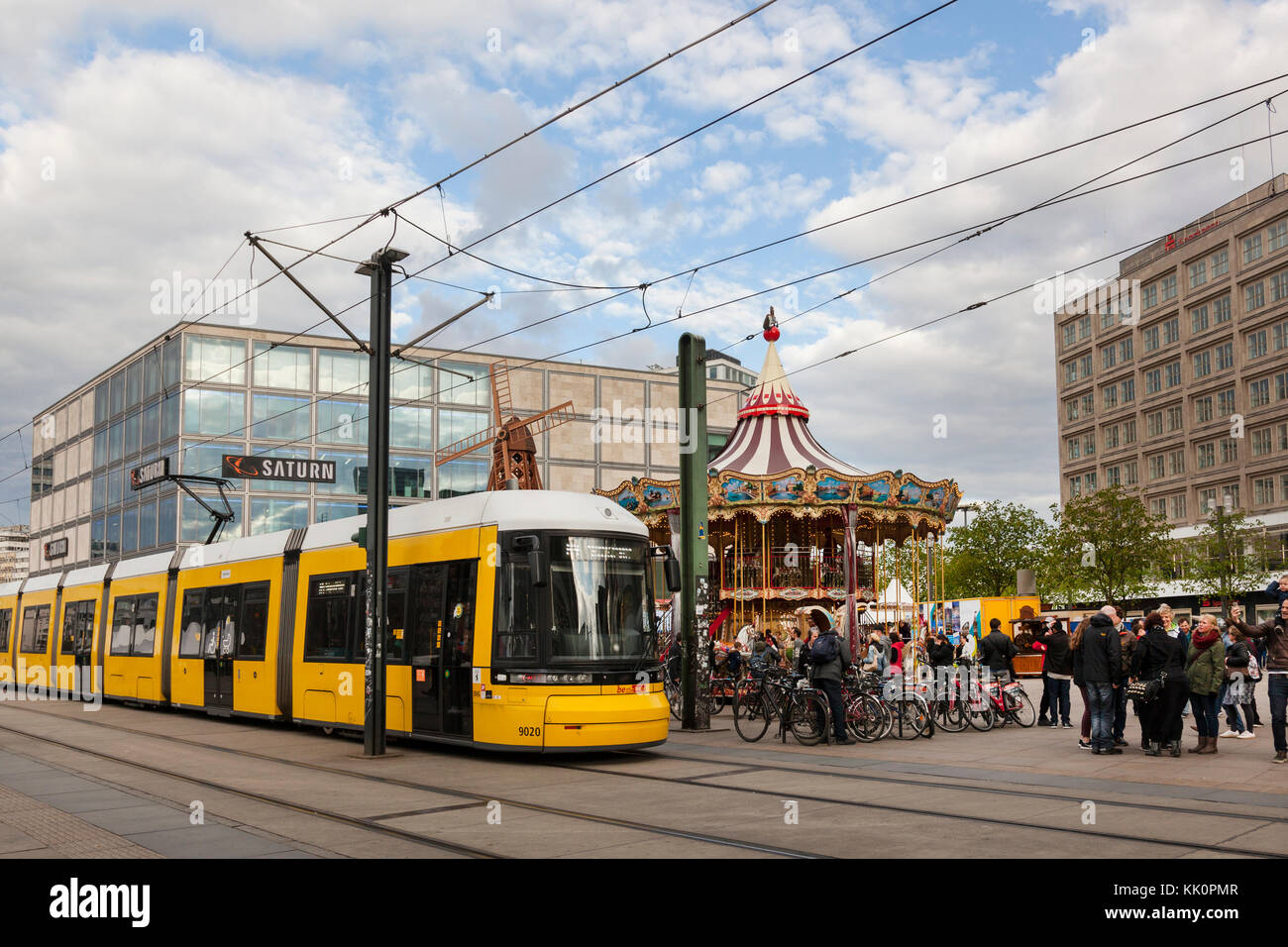 tram in Alexanderplatz, Berlin, Germany Stock Photo - Alamy