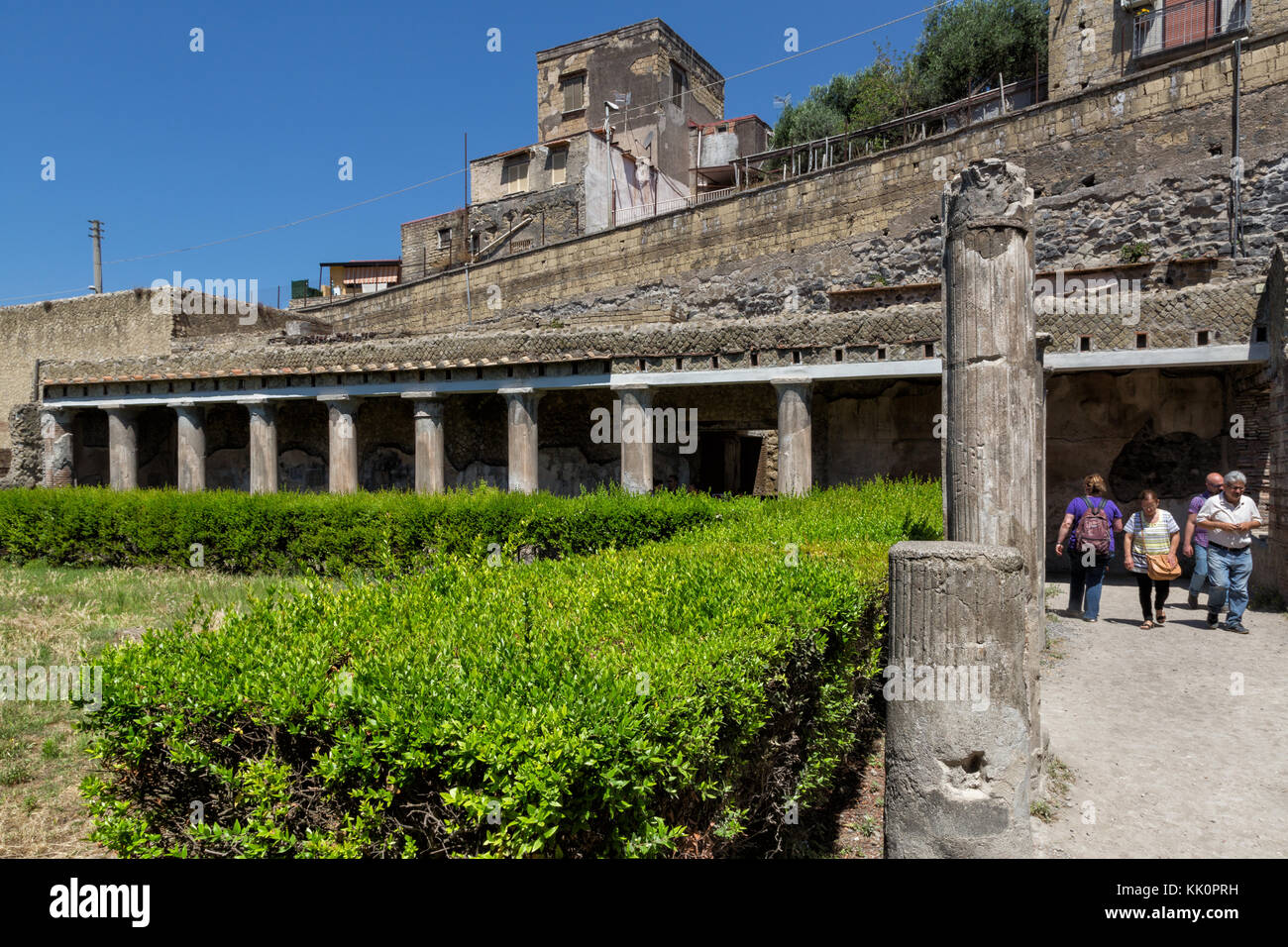 Ercolano (Italy) - Situated on a volcanic plateau overhanging the sea ...