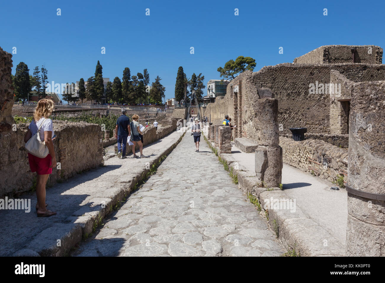 Ercolano (Italy) - Situated on a volcanic plateau overhanging the sea ...