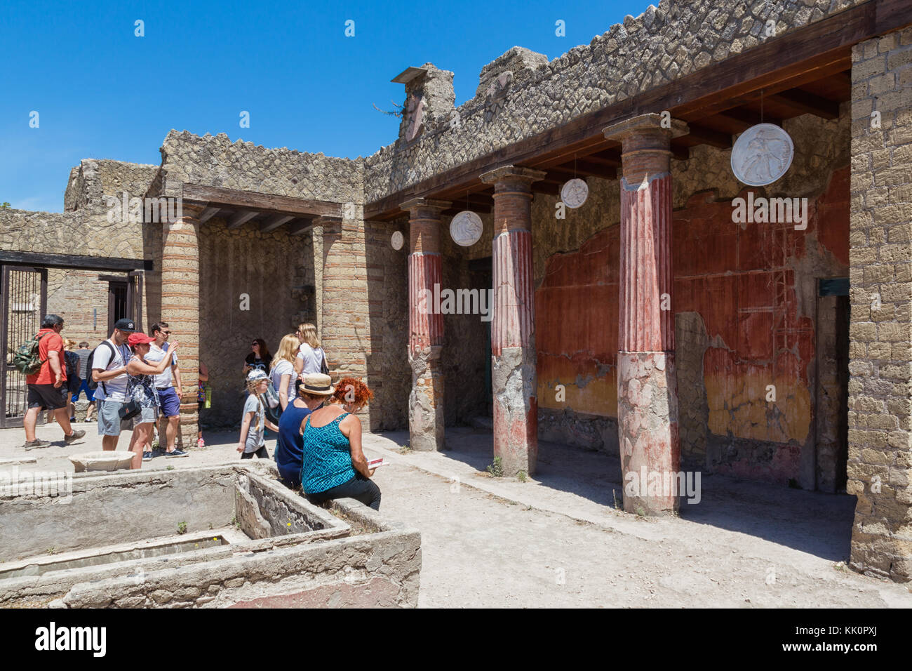 Ercolano (Italy) - Situated on a volcanic plateau overhanging the sea ...