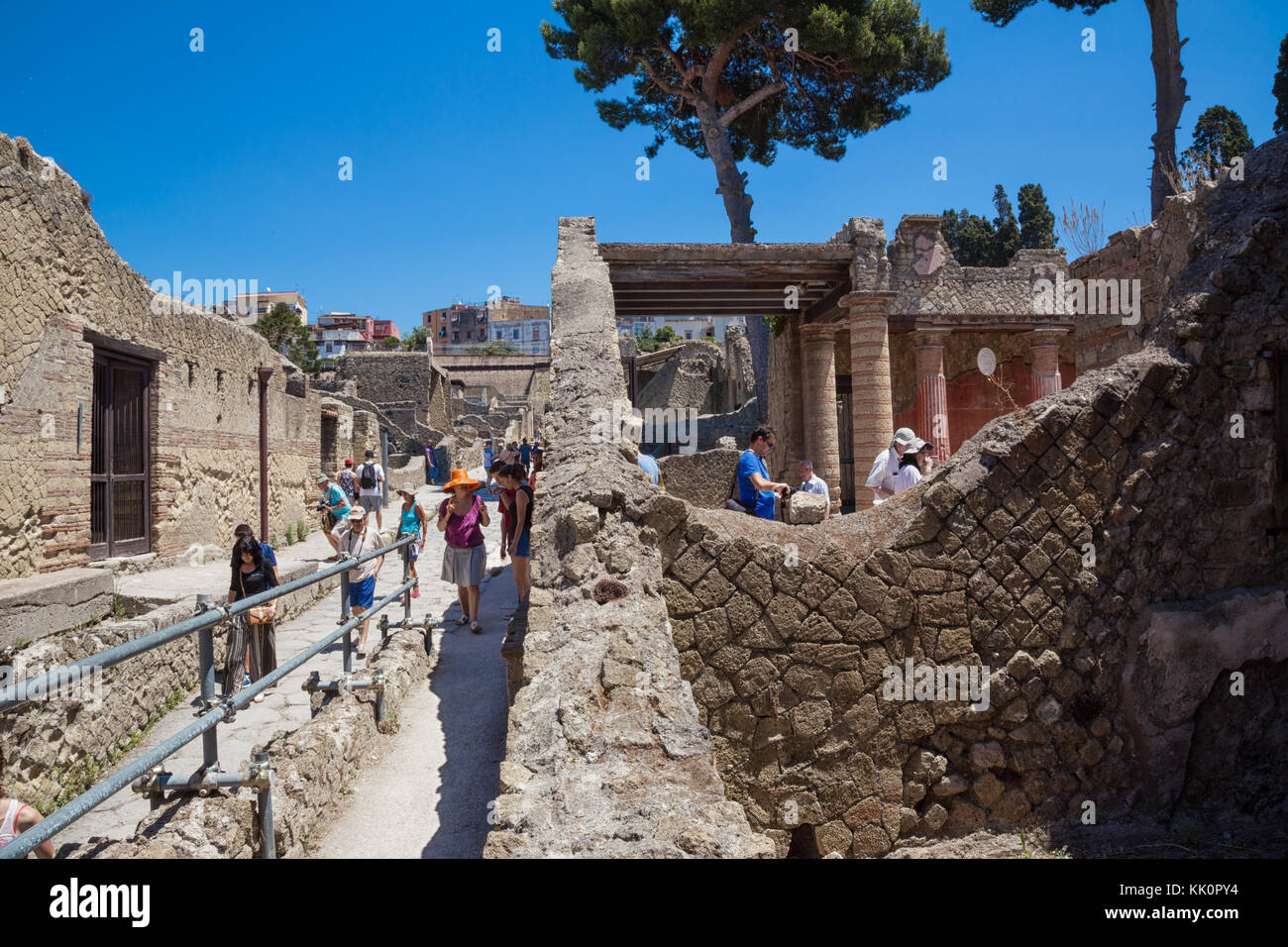 Ercolano (Italy) - Situated on a volcanic plateau overhanging the sea ...