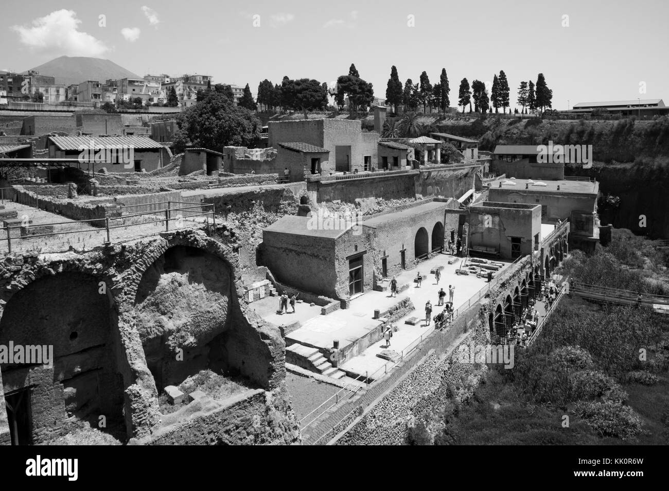 Ercolano (Italy) - Situated on a volcanic plateau overhanging the sea ...