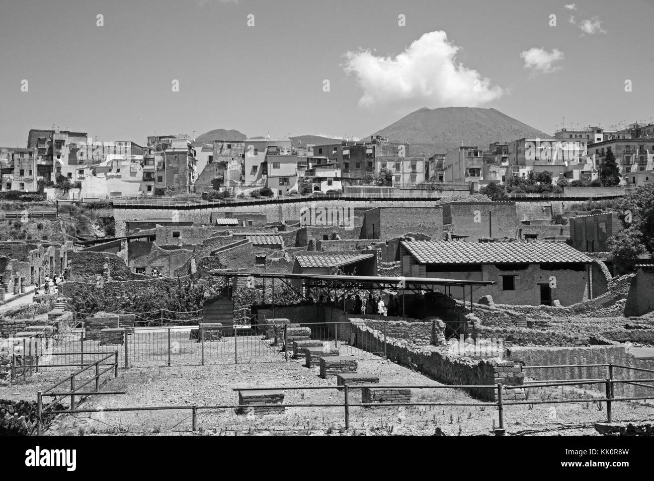Ercolano (Italy) - Situated on a volcanic plateau overhanging the sea ...
