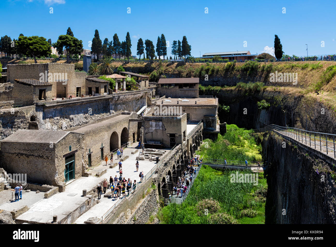 Ercolano (Italy) - Situated on a volcanic plateau overhanging the sea ...