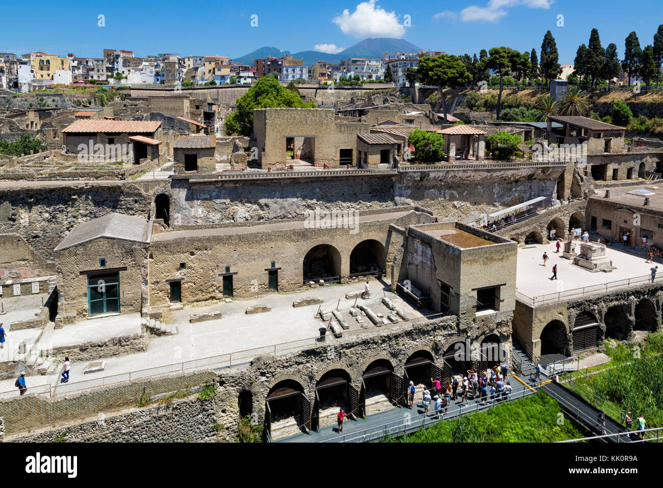 Ercolano (Italy) - Situated on a volcanic plateau overhanging the sea ...