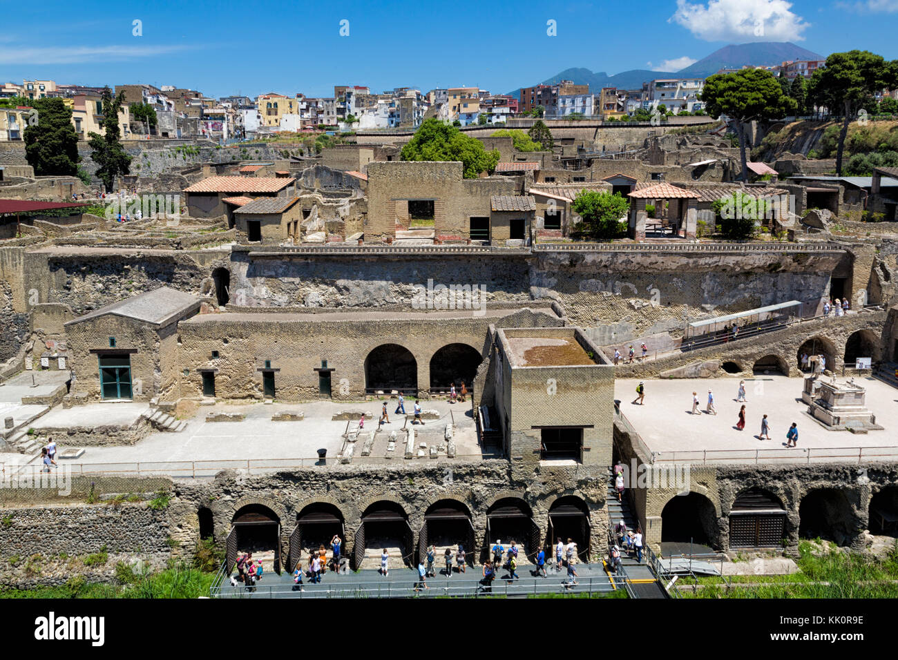 Ercolano (Italy) - Situated on a volcanic plateau overhanging the sea ...