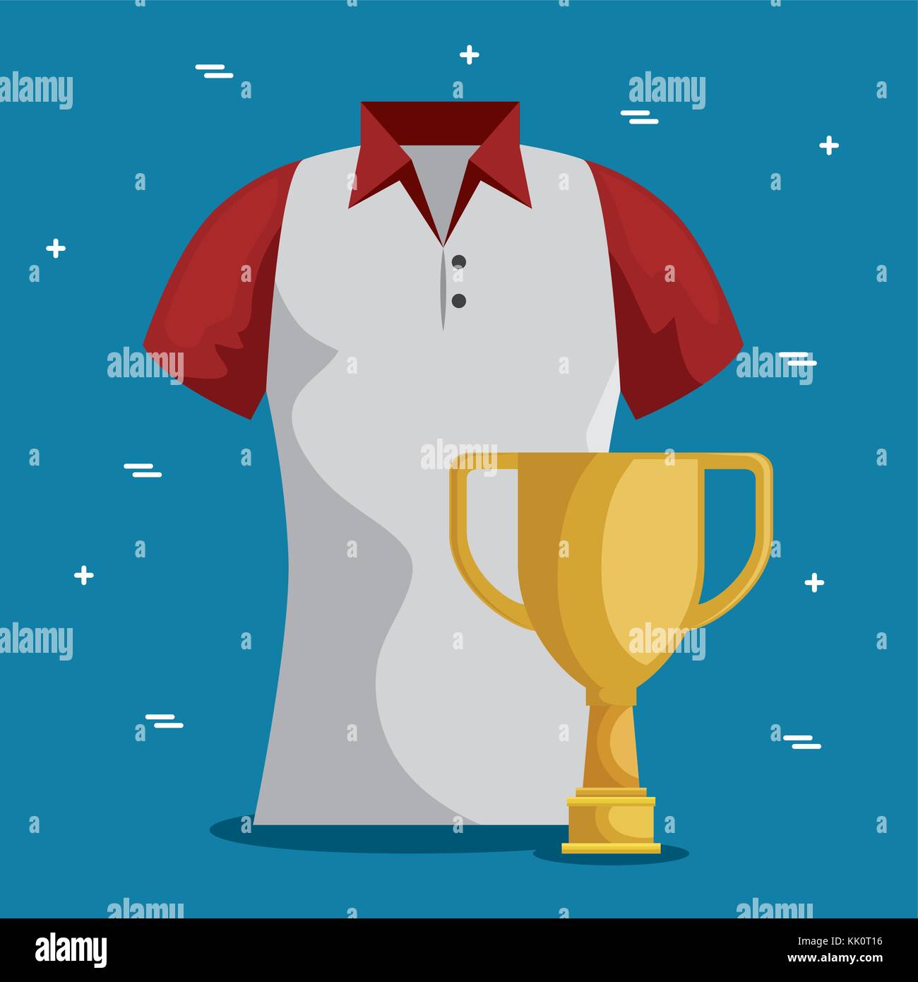 golf colorful clothes vector illustration graphic design Stock Vector ...