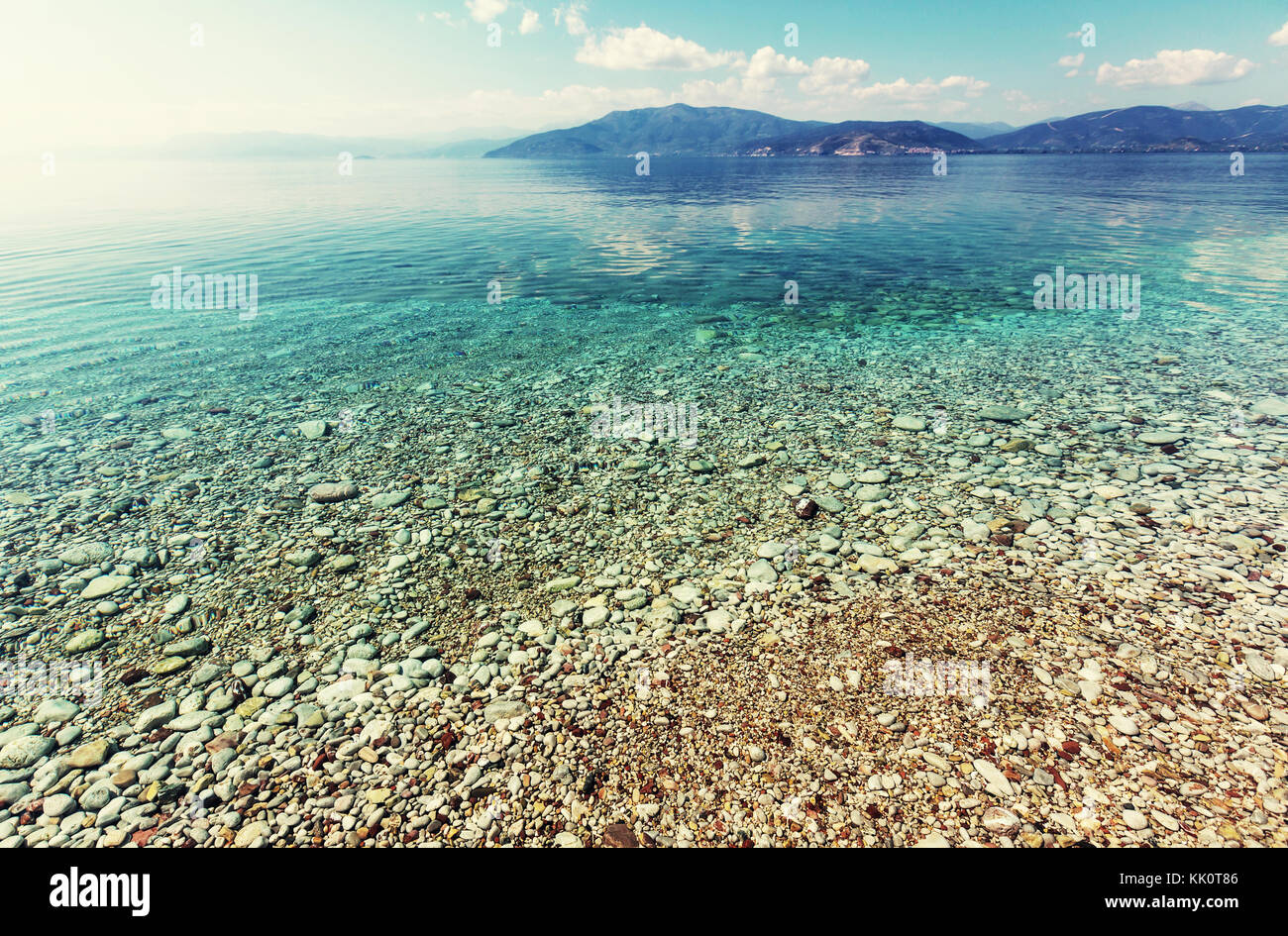 Gorgeous beach in Greece Stock Photo - Alamy