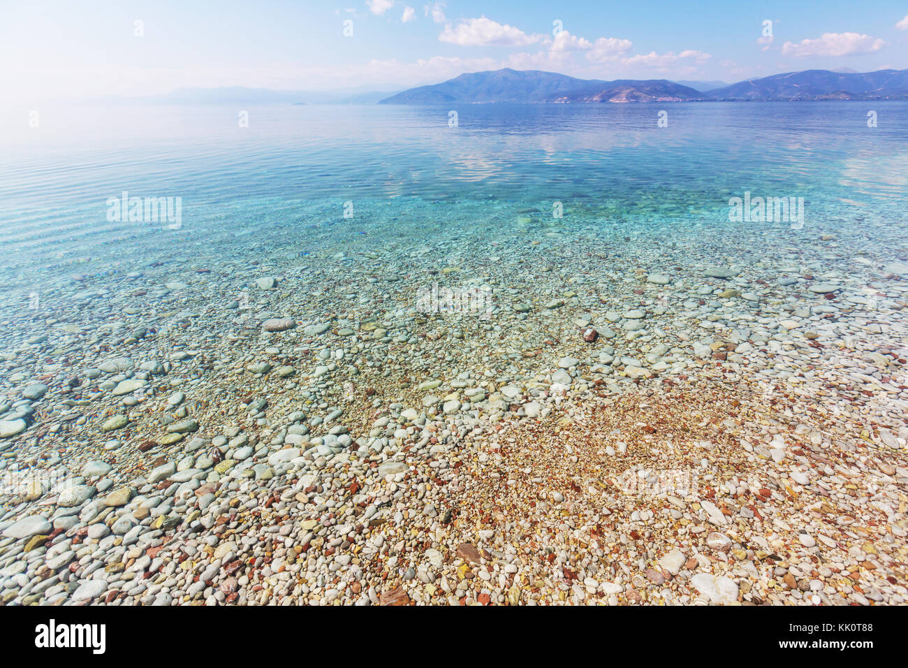Gorgeous beach in Greece Stock Photo - Alamy