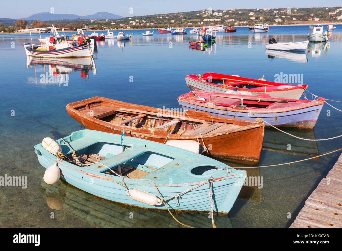Beautiful rocky coastline in Greece Stock Photo - Alamy