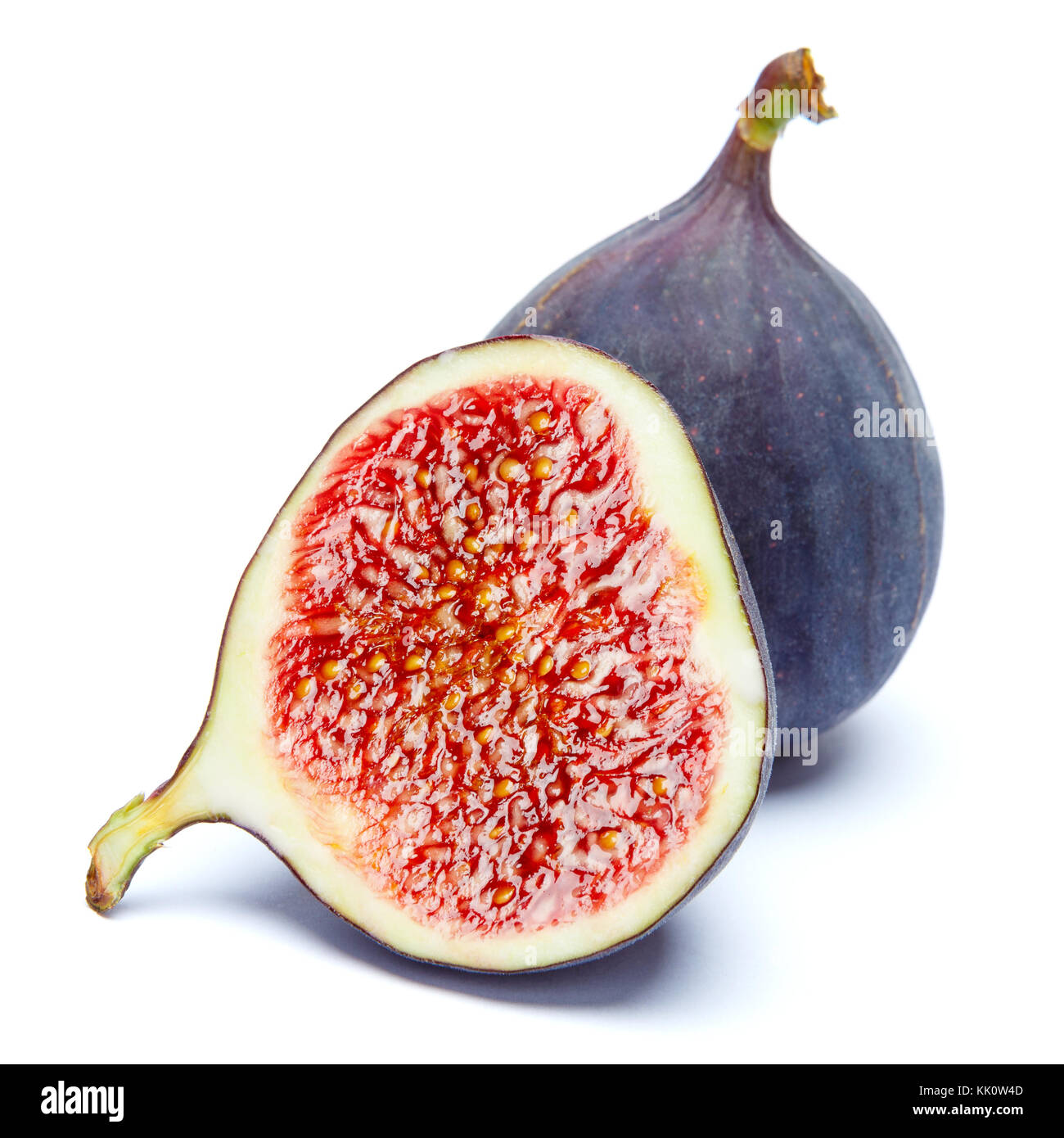 Fig isolated on white background. Clipping path Stock Photo - Alamy