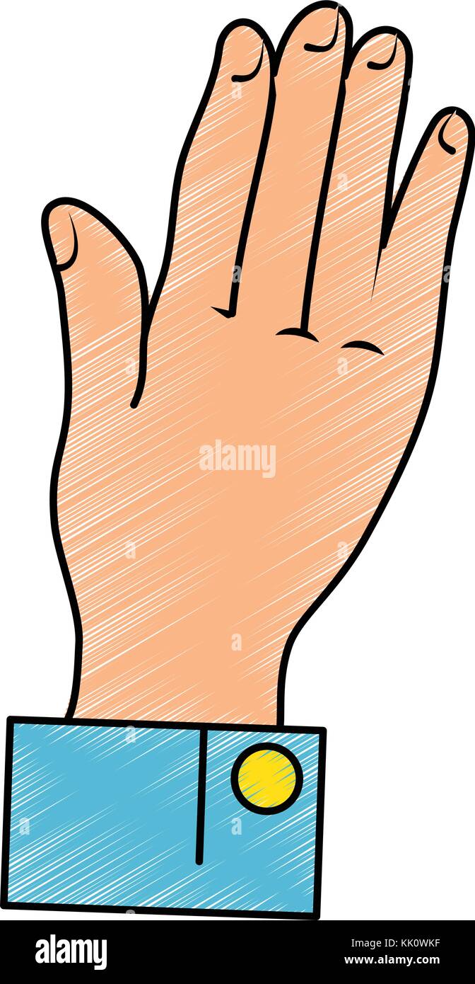 hand giving the five Stock Vector Image & Art - Alamy