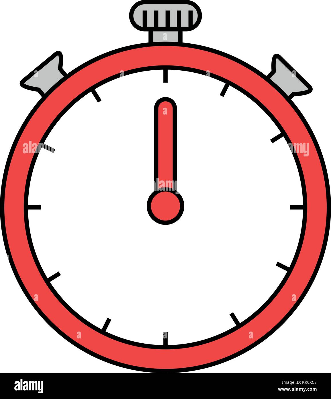 chronometer clock isolated icon vector illustration design Stock Vector Image & Art - Alamy