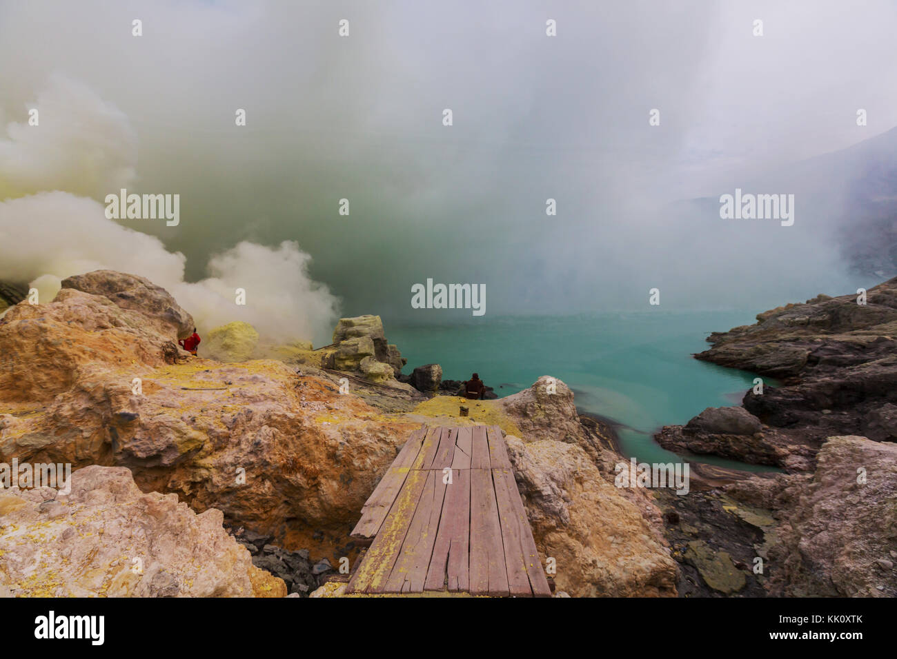 Lake in a crater Volcano Ijen, Java,Indonesia Stock Photo - Alamy