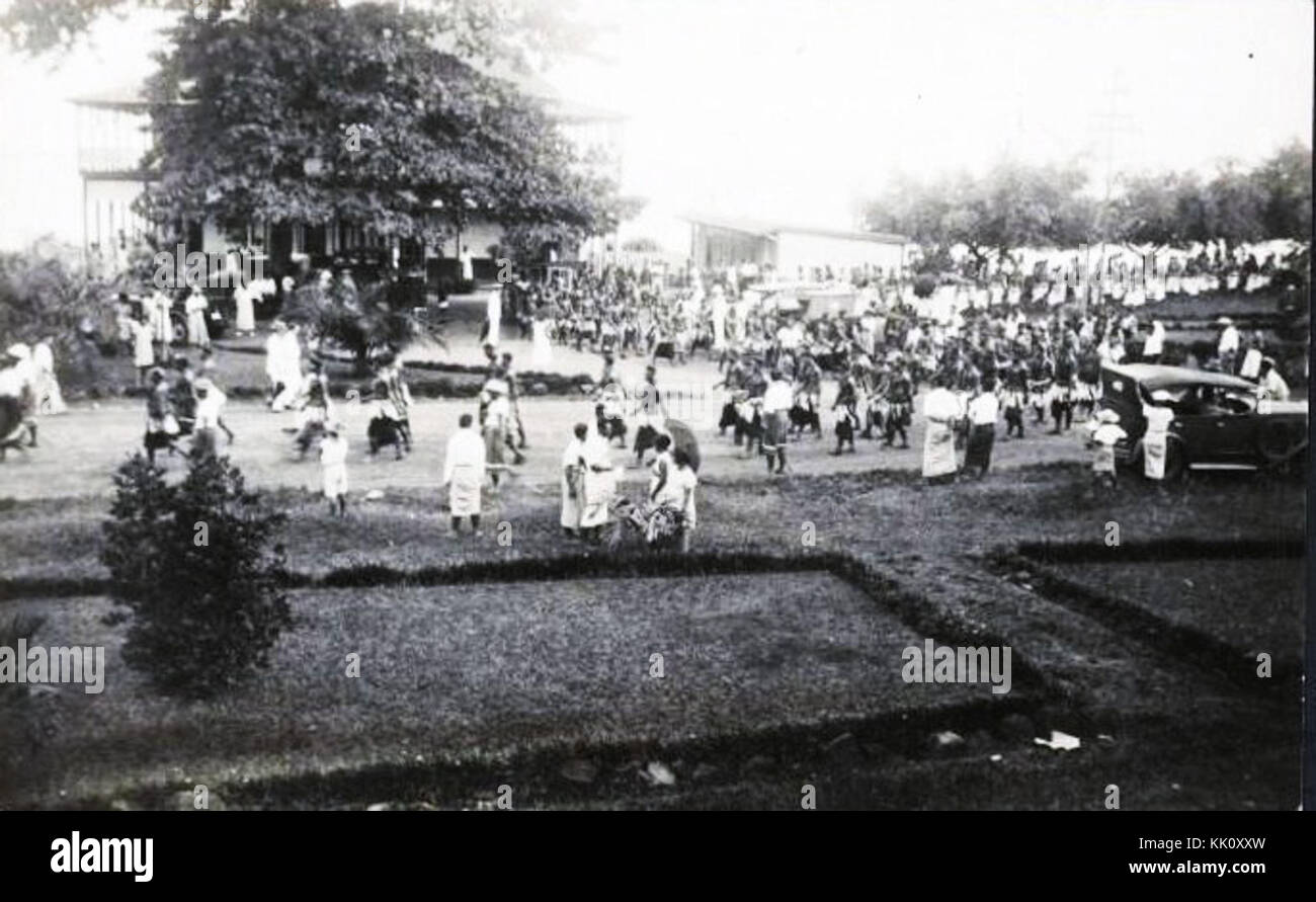 Mau demonstration in Apia 1929 Stock Photo - Alamy