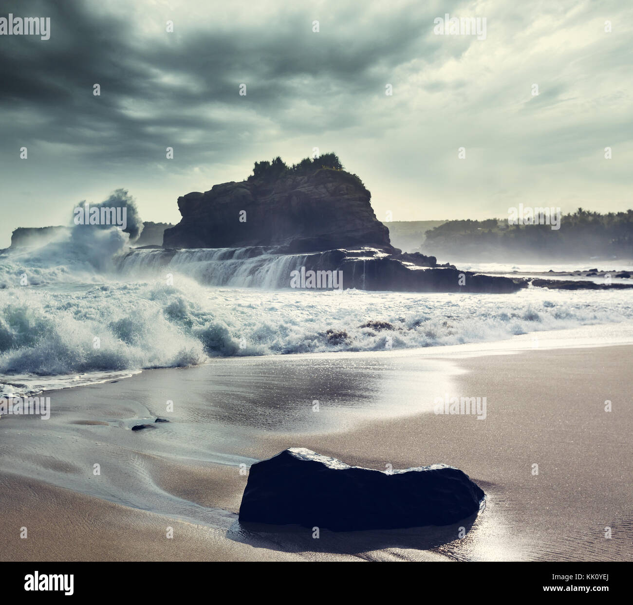 Klayar beach, Indonesia Java Stock Photo - Alamy
