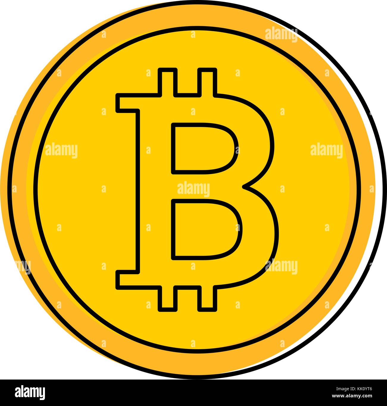 bit coin isolated icon Stock Vector Image & Art - Alamy